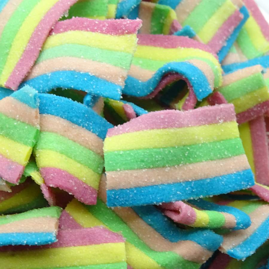 Fizzy Rainbow Belts – The Sweet Treat Co